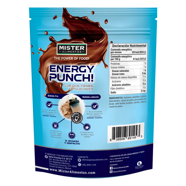 Energy Punch - Bebida Instantánea (250g) – Mister Alimentos