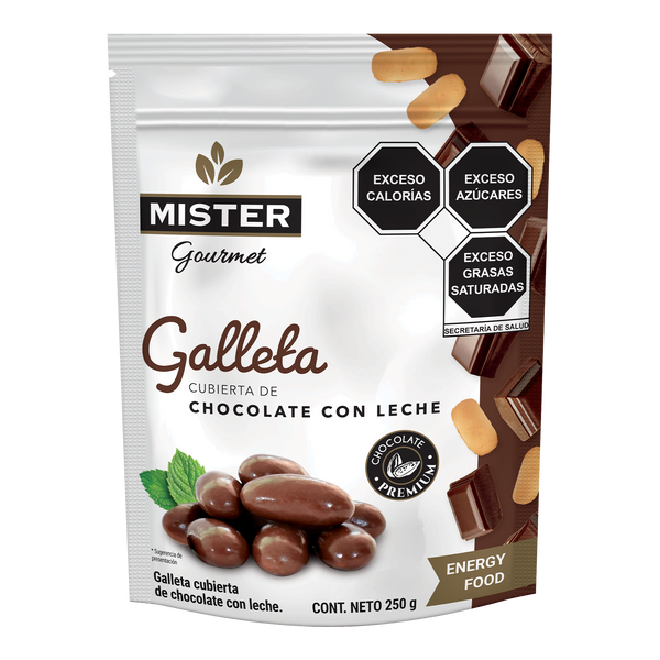 Galleta Cubierta de Chocolate con Leche (250g) – Mister Alimentos